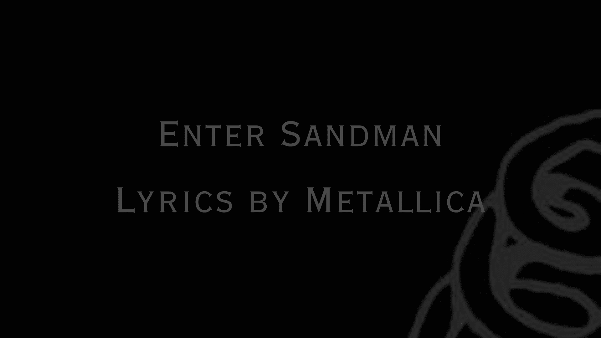 Complete Enter Sandman Lyrics by Metallica - GigWise