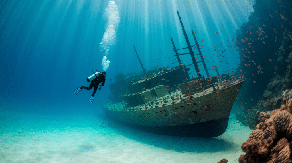 What It’s Like to Dive a Shipwreck in the Maldives - GigWise