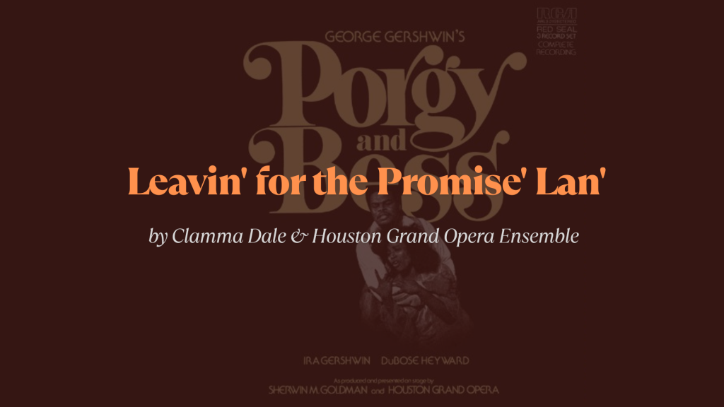 Lyrics of Porgy and Bess Songs from Gershwin - GigWise