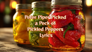 Nurery Rhyme Peter Piper The Peck of Pickled Peppers Lyrics - GigWise